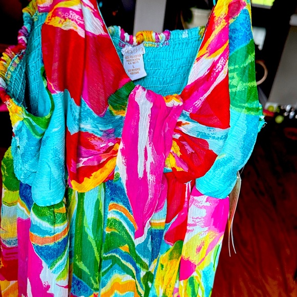 Dresses | Colorful Floral Dress | Poshmark